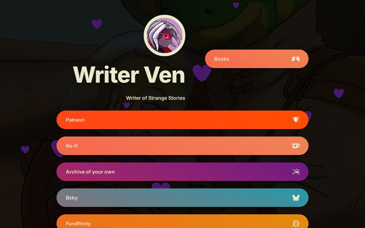 Writer Ven's Social Links